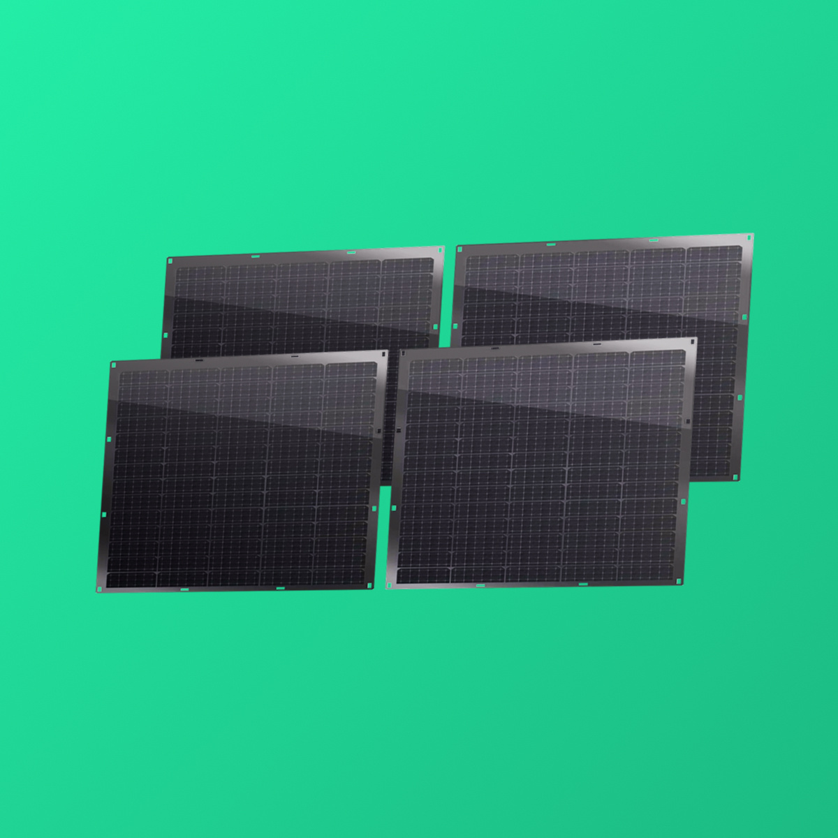 SIRIUS 800W complete lightweight plug-in solar set for vertical (90 ...